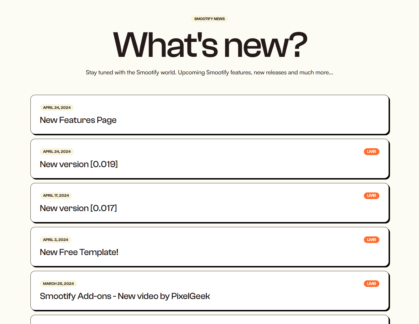 Webflow and Shopify, connected! | Smootify.io